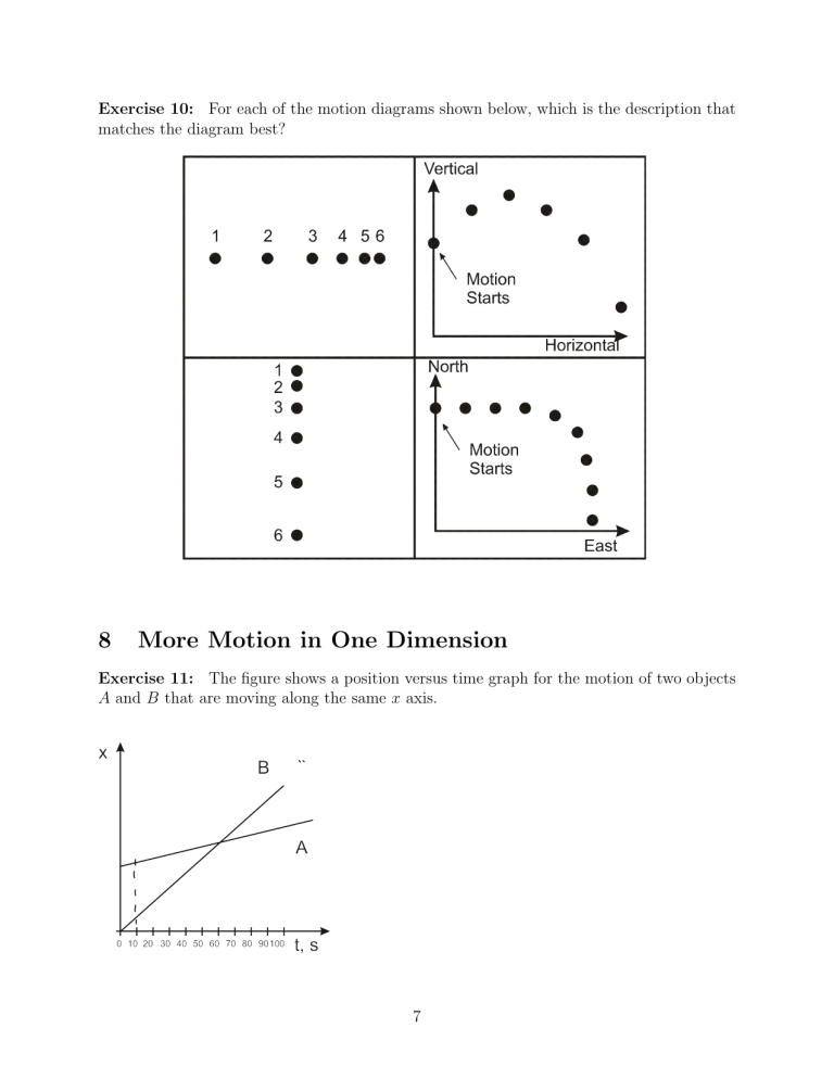 Physics Kinematics Worksheet