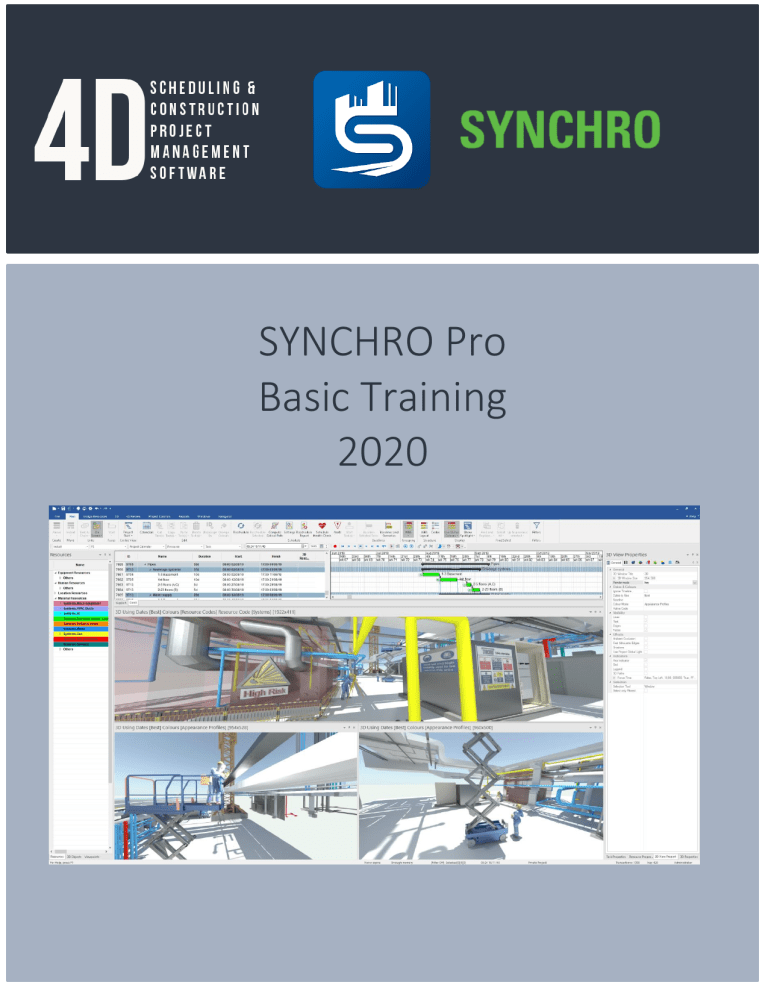 SYNCHRO Pro Basic Training Manual