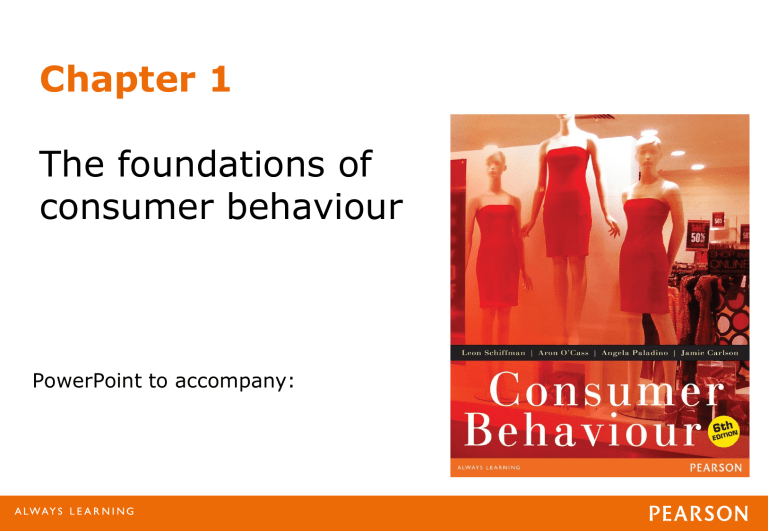 Foundations of Consumer Behaviour Presentation