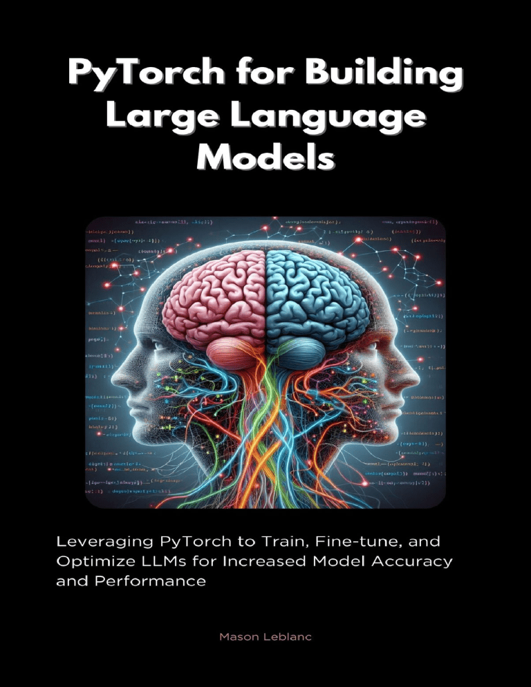 PyTorch for Building Large Language Models