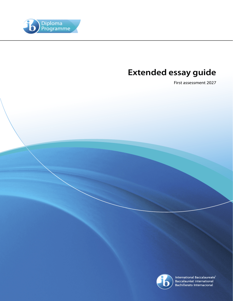 IB Extended Essay Guide 2027