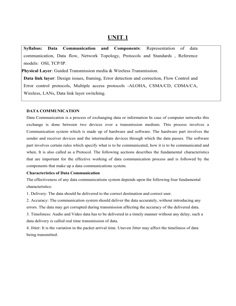 Data Communication and Networking Guide