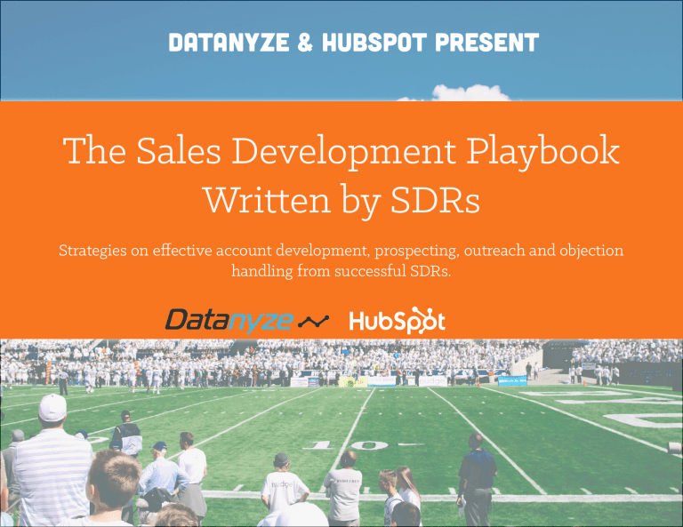 The Sales Development Playbook