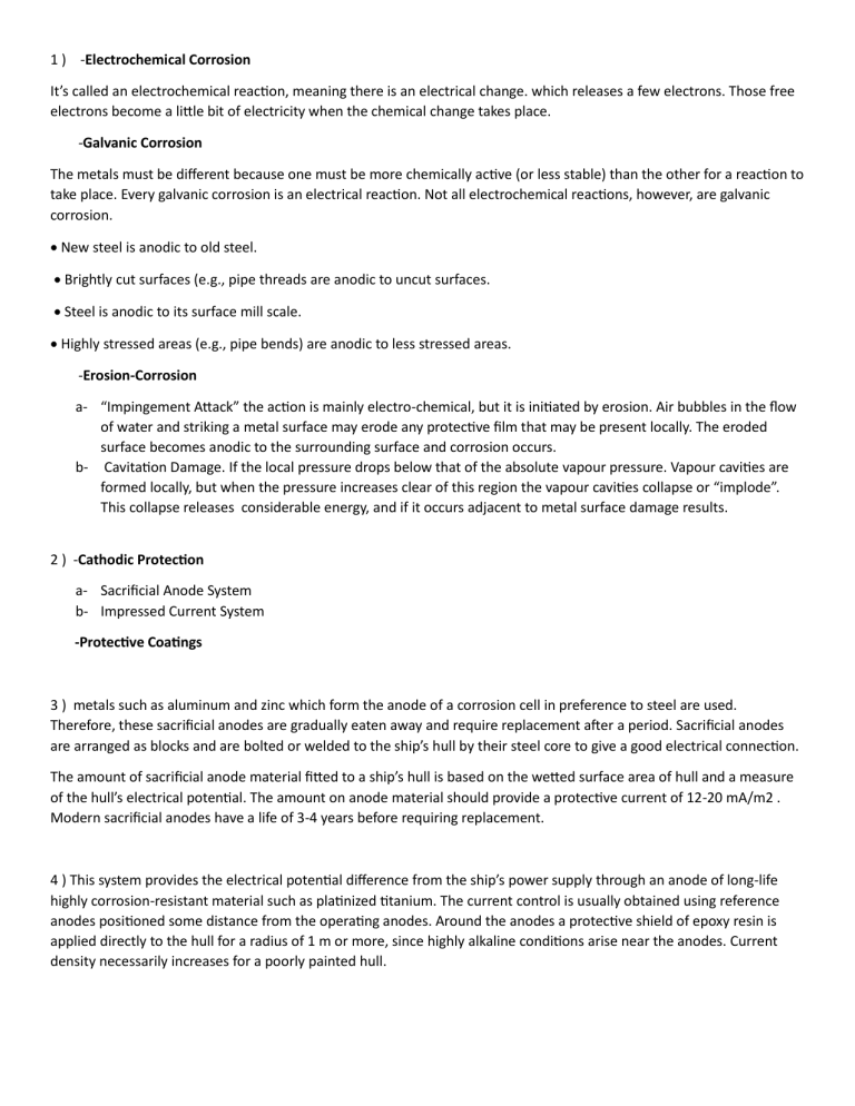 Marine Engineering Corrosion & Safety Guide