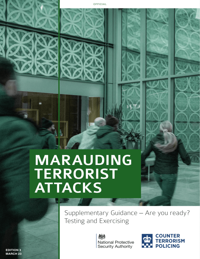Marauding Terrorist Attacks: Testing & Exercising Guide