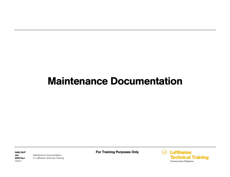 Aircraft Maintenance Documentation Guide