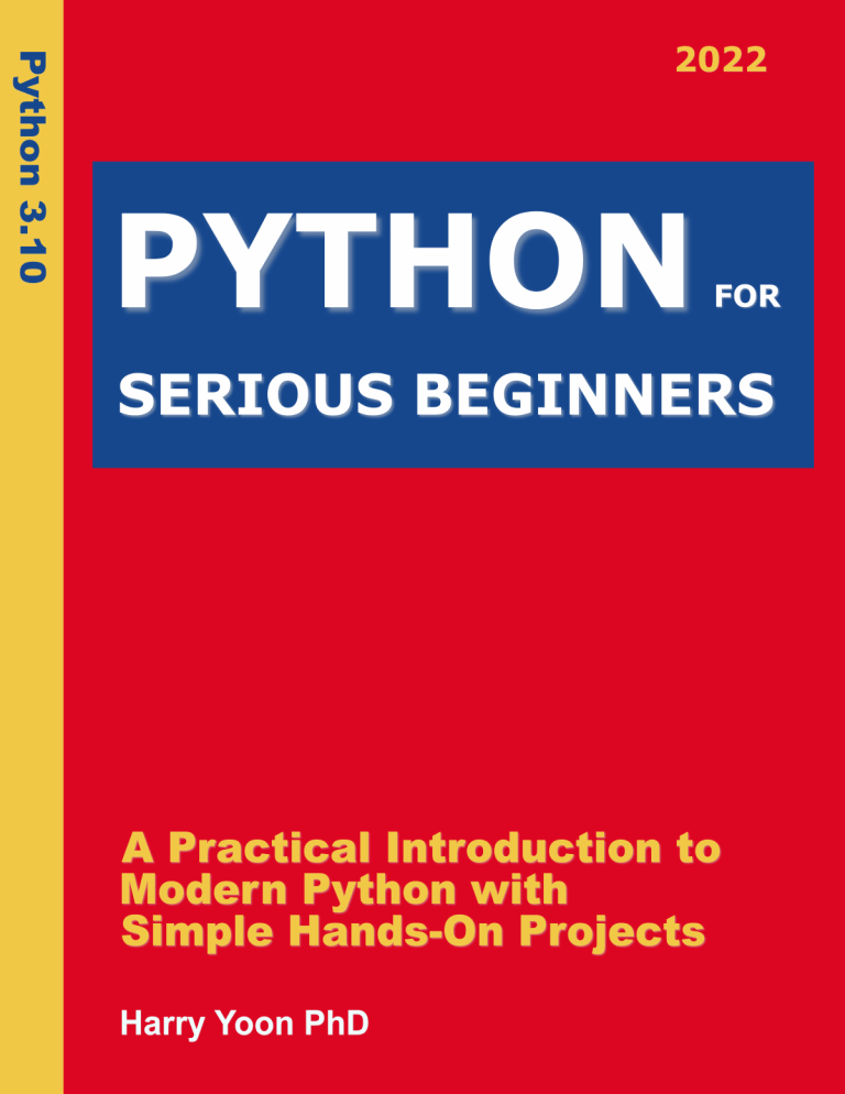 Python for Serious Beginners Book