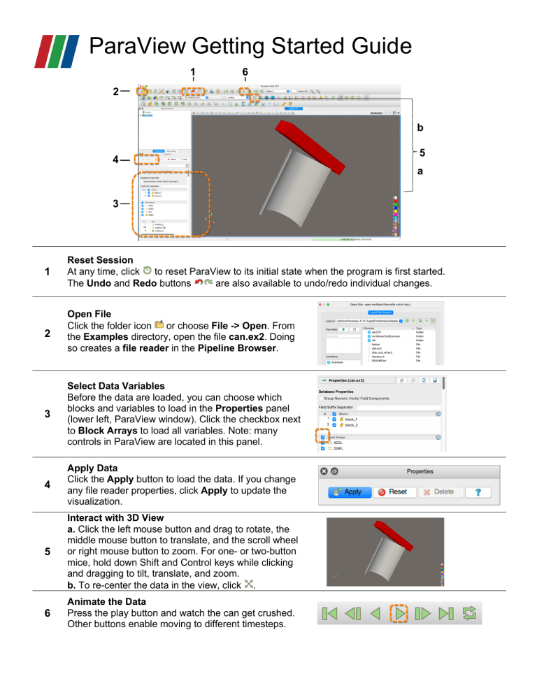 ParaView Getting Started Guide