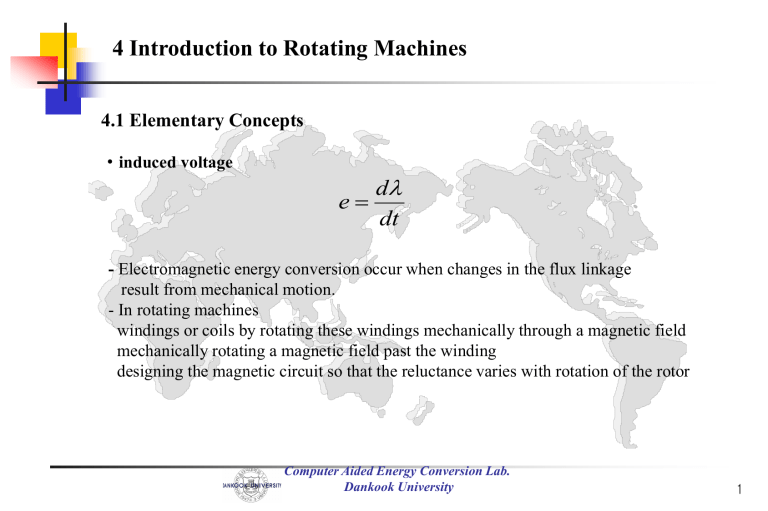 Introduction to Rotating Machines - Electrical Engineering