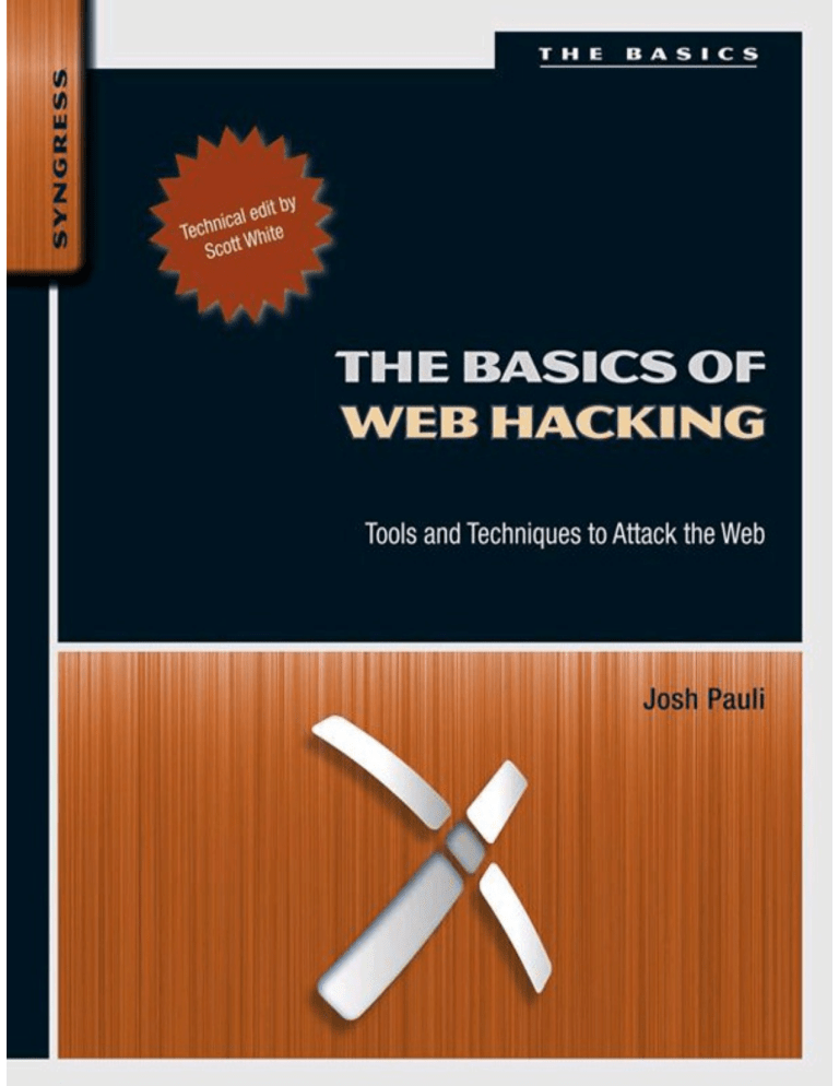 The Basics of Web Hacking: Tools & Techniques