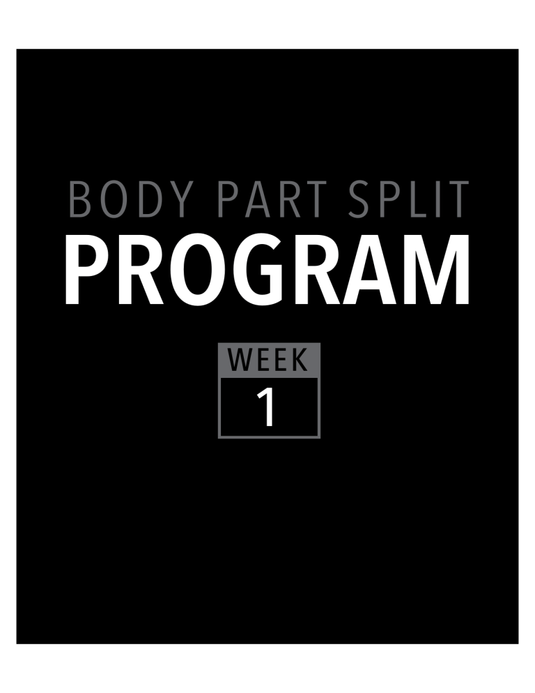 Jeff Nippard 8-Week Body Part Split Program