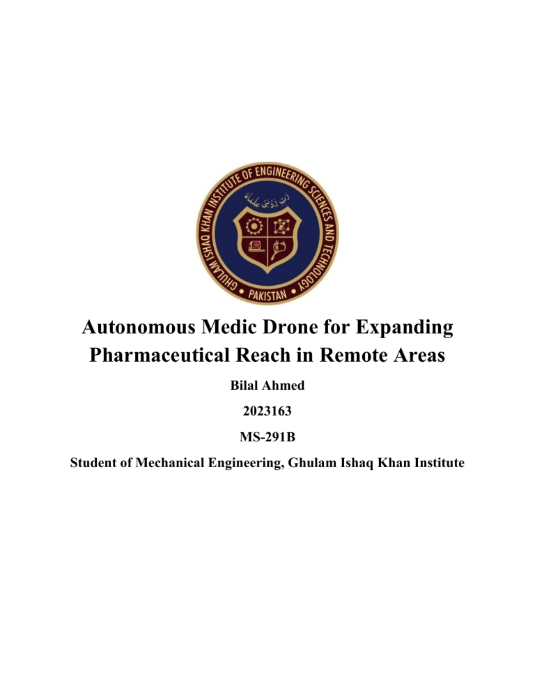 Autonomous Medic Drones for Remote Healthcare