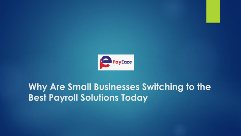 Modern Payroll for Small Businesses