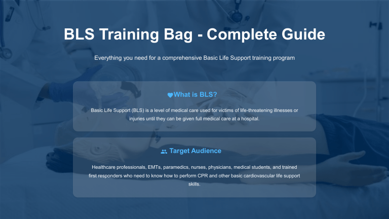 BLS Training Bag Complete Guide