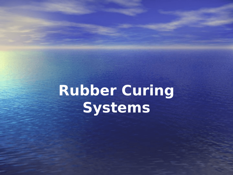 Rubber Curing Systems Handbook