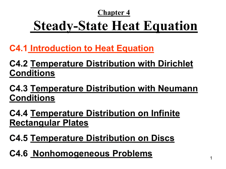 Steady-State Heat Equation: Lecture Notes