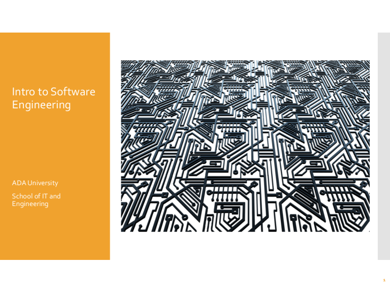Intro to Software Engineering: Readability & Refactoring