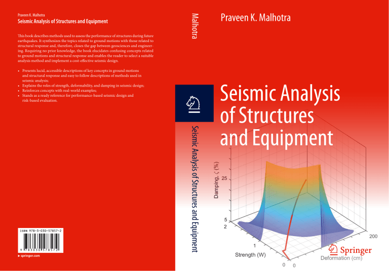 Seismic Analysis of Structures and Equipment