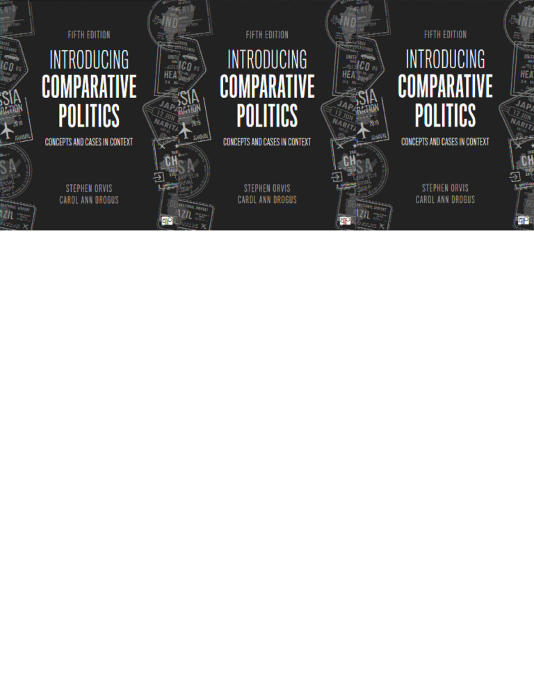 Introducing Comparative Politics 5th Edition