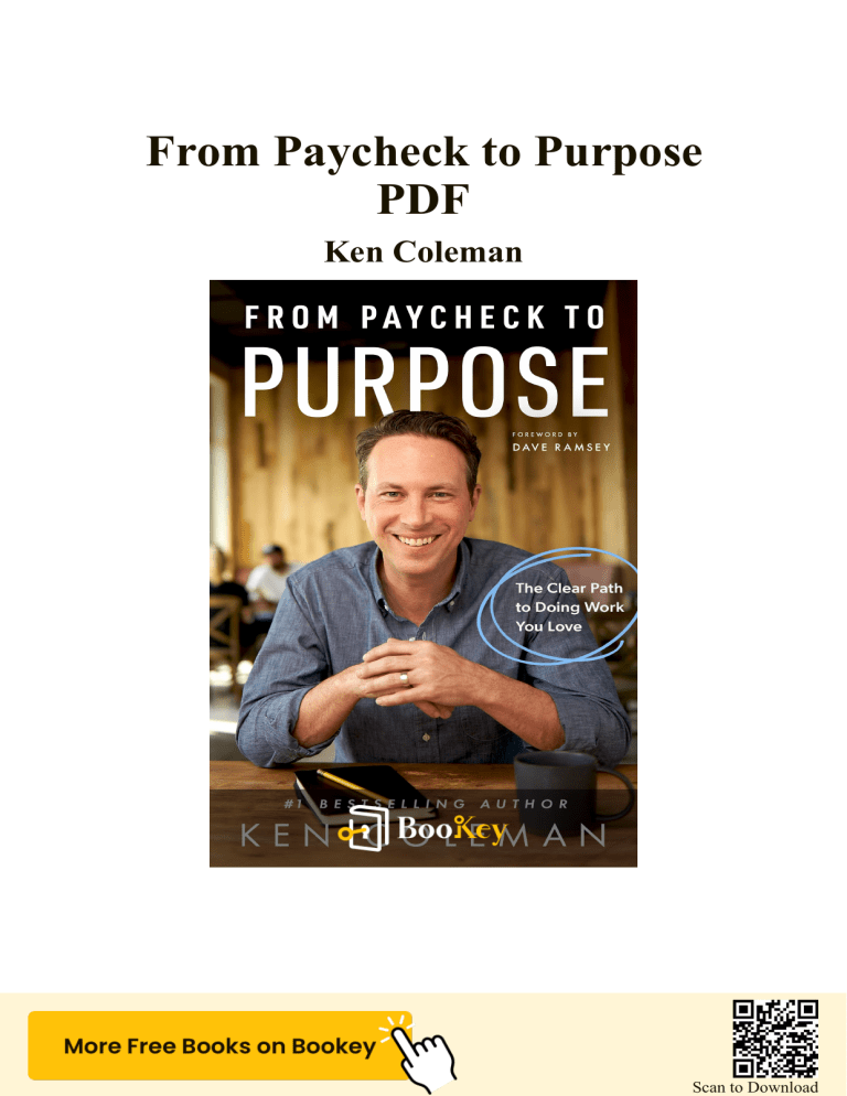From Paycheck to Purpose Summary