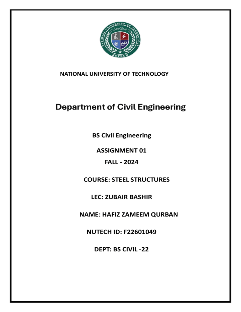 Steel Structures Compression Member Design
