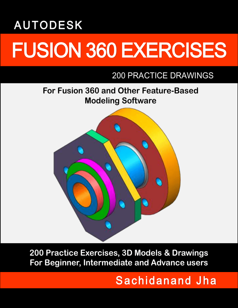 Autodesk Fusion 360 Exercises: 200 Practice Drawings
