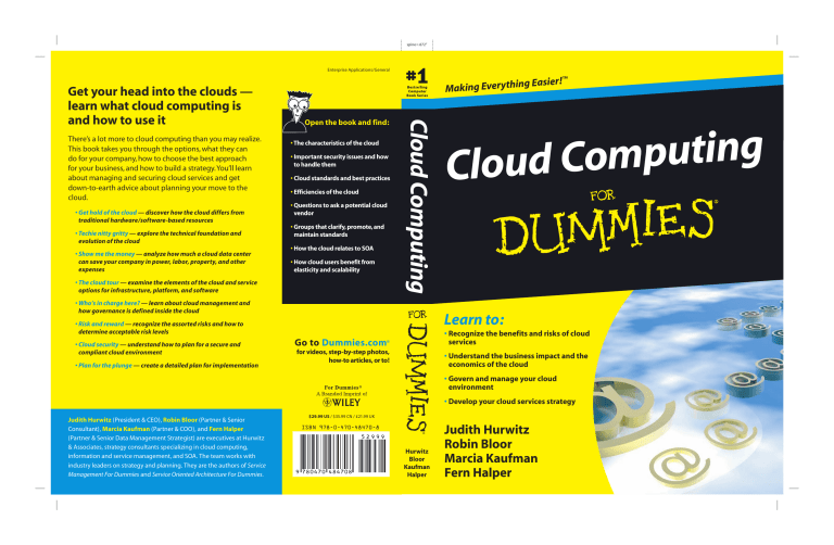 Cloud Computing For Dummies Guide