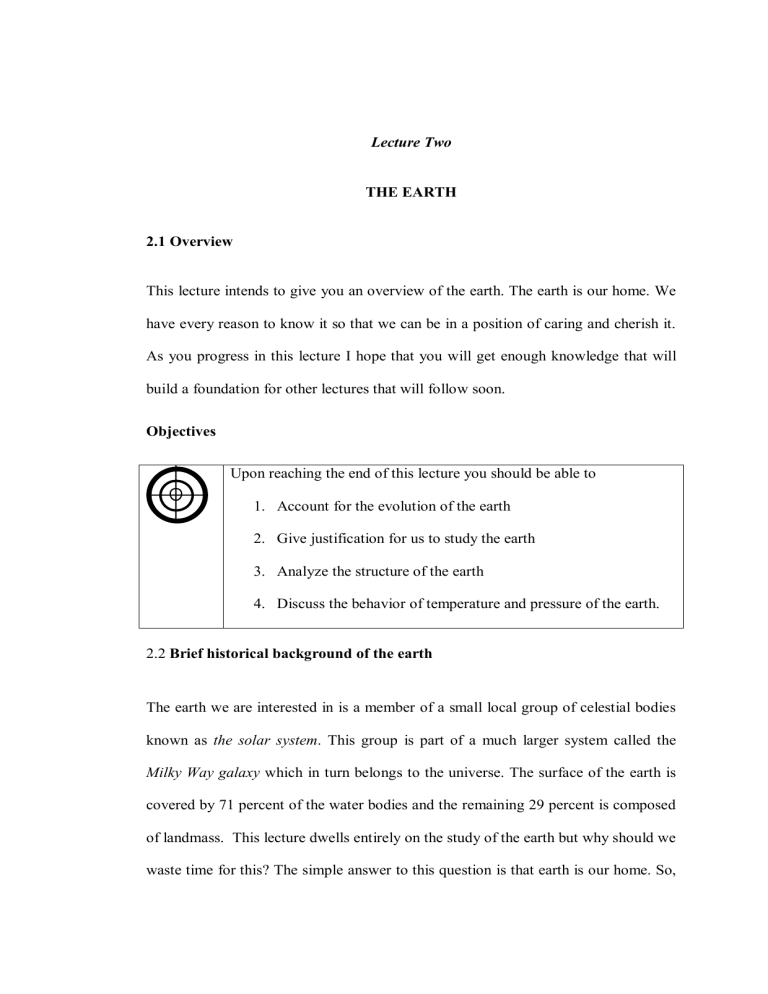 Lecture Notes: Earth's Structure & Seismology
