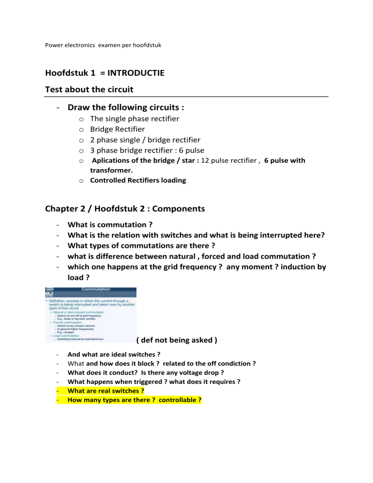 Power Electronics Exam Guide & Study Notes