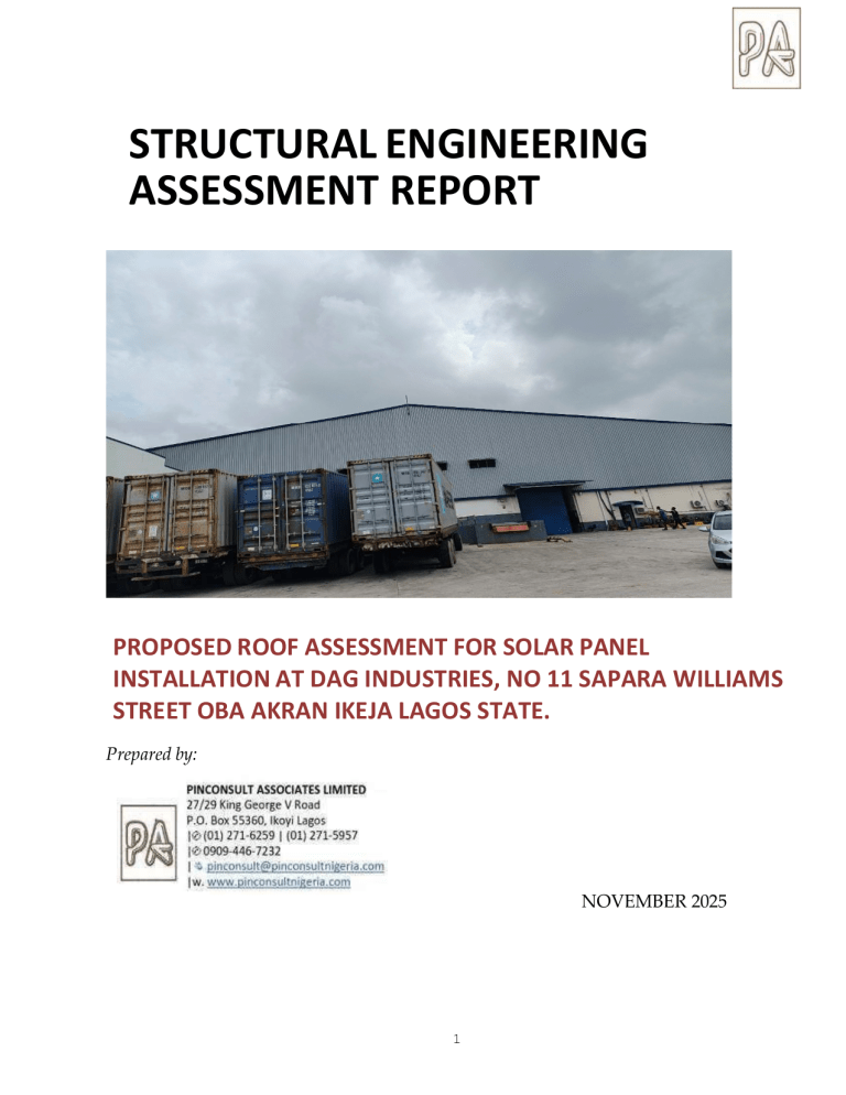 Structural Engineering Assessment for Solar Installation