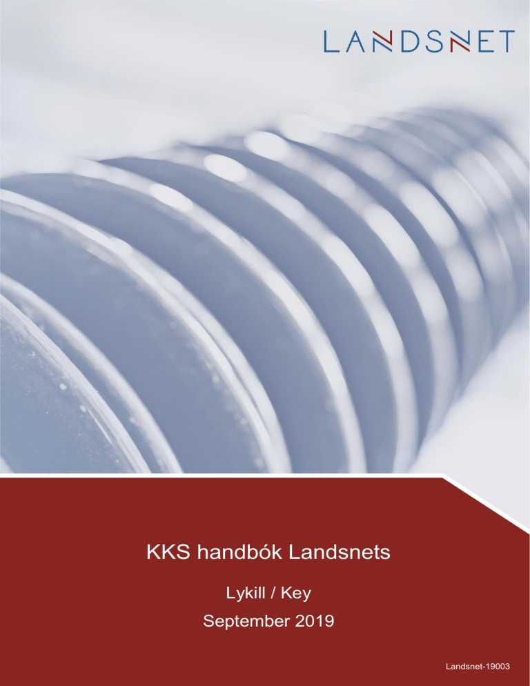 Landsnet KKS Håndbog for Kraftsystemer
