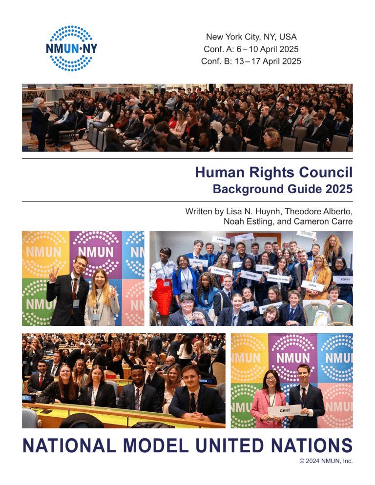 NMUN HRC 2025 Background Guide