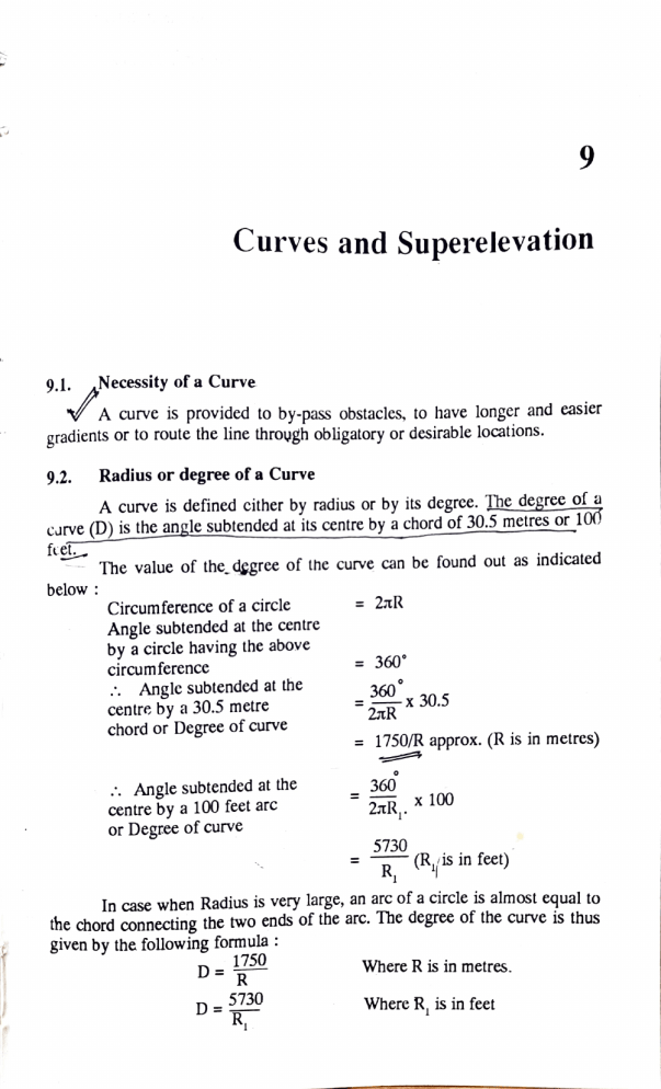 Railway Track Curves & Superelevation Manual