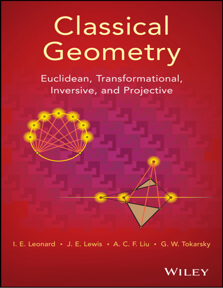 Classical Geometry: Euclidean to Projective Methods