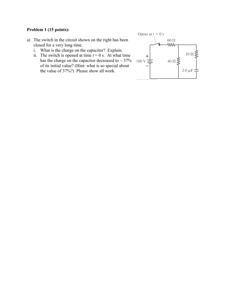 Physics Quiz Review: DC Circuits & Capacitors
