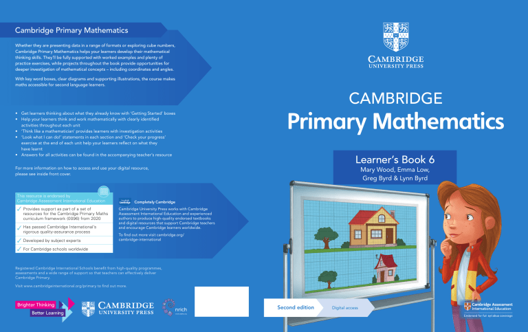 Cambridge Primary Mathematics Stage 6 Learner's Book