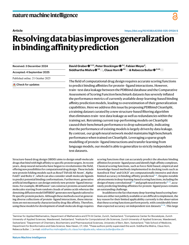 Resolving data bias improves generalization