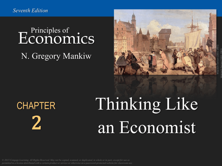 Principles of Economics: Thinking Like an Economist