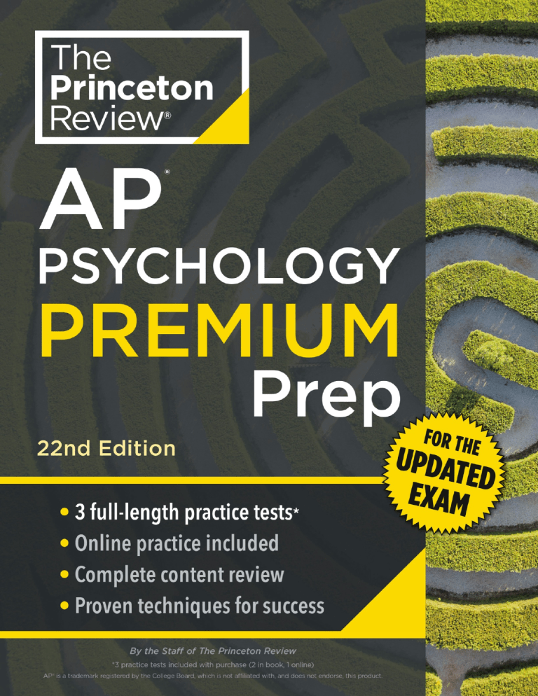AP Psychology Exam Prep 2024
