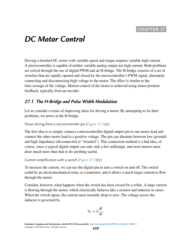 DC Motor Control: H-Bridge & PWM Guide