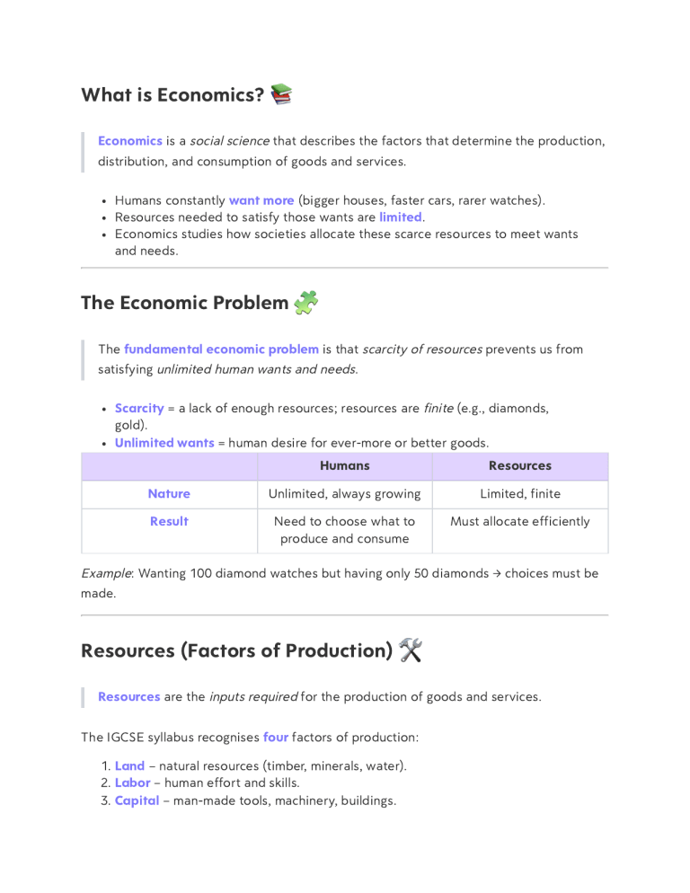 Introduction to Economics: Key Concepts Explained