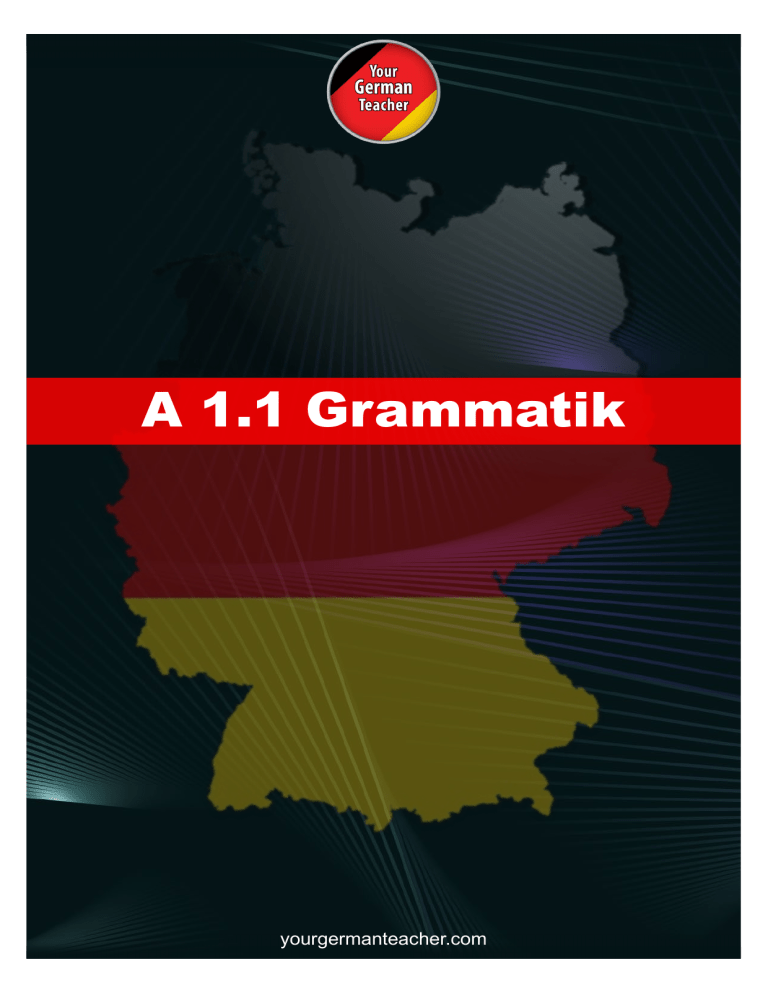 German A1.1 Grammar Coursebook