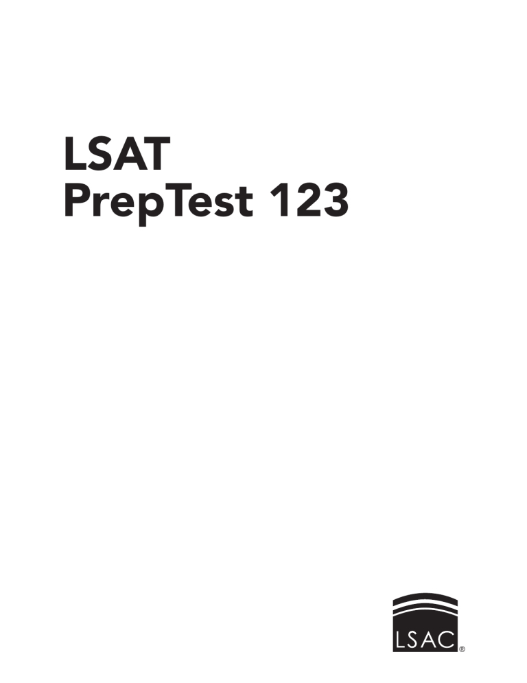 LSAT PrepTest 123 - Free Practice Exam