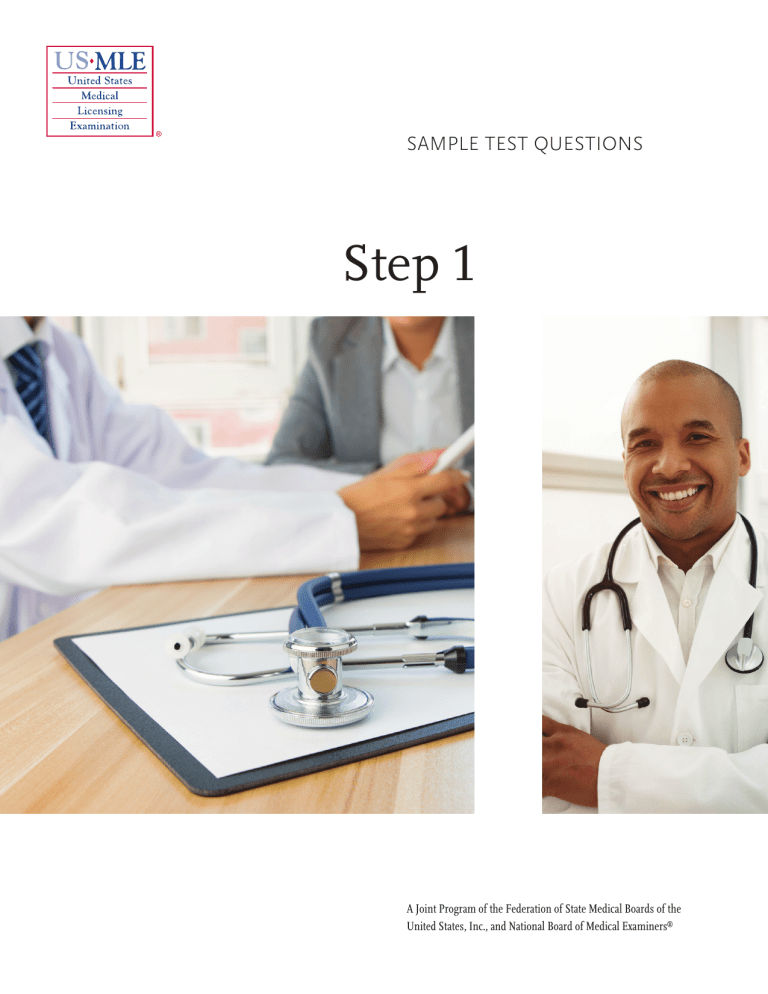 USMLE Step 1 Sample Test Questions PDF