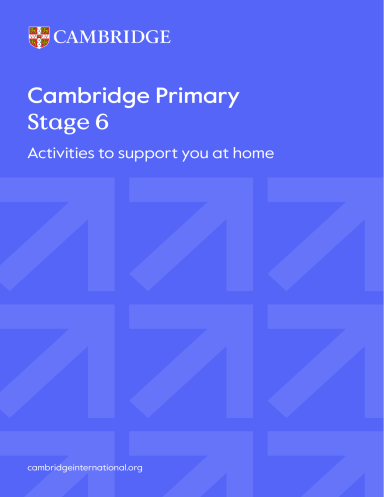 Cambridge Primary Stage 6 worksheets