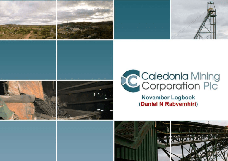 Blanket Mine Graduate Trainee Logbook 2025 November
