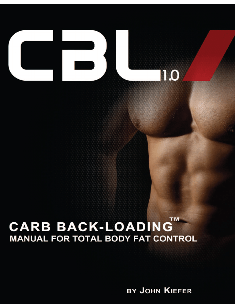 Carb Back-Loading Guide for Fat Control
