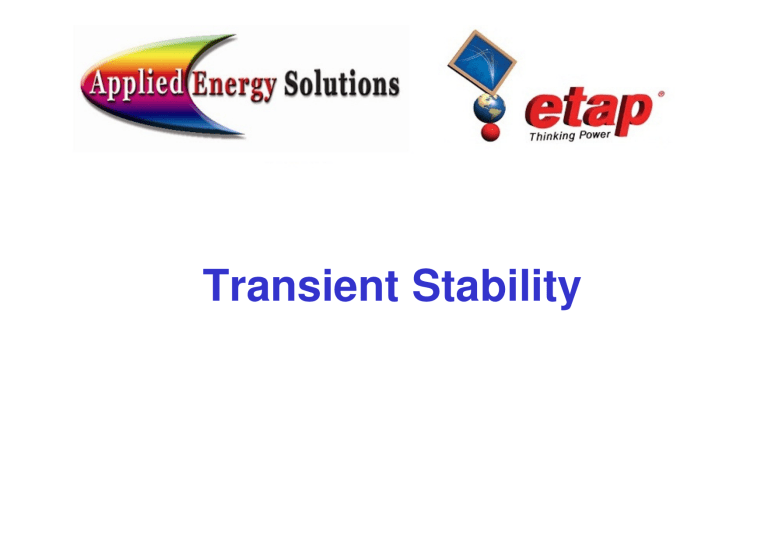 ETAP Transient Stability Analysis Guide
