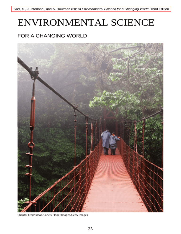 Environmental Science for a Changing World