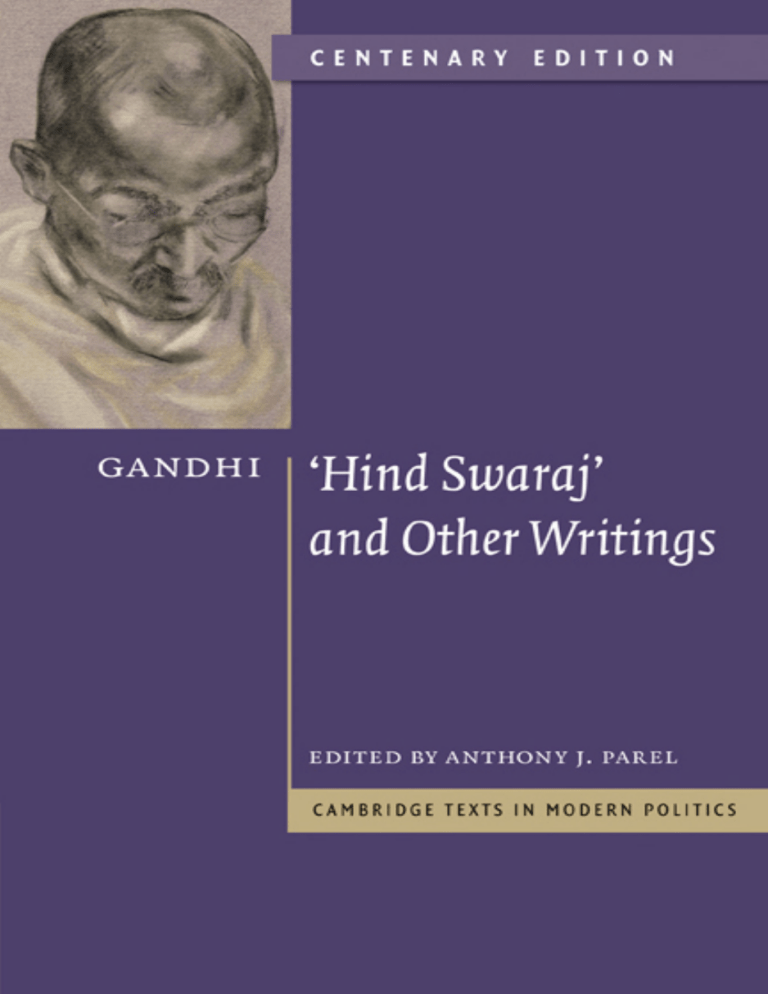 Hind Swaraj by M.K. Gandhi: Full Text